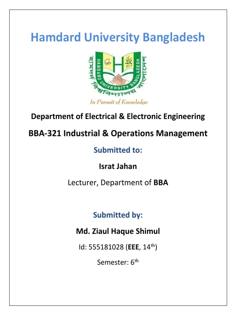 Assignment Cover Page-3 | PDF | Goods | Inventory