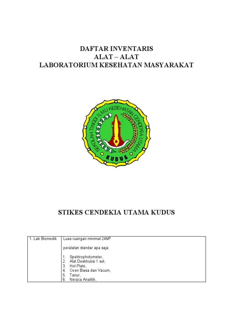 Alat Labkesmas | PDF