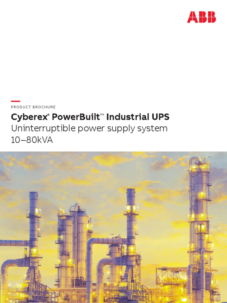 ABB Cyberex PowerBuilt UPS 10-80 - BRO-UPS-MK-0083 - 120618 | PDF ...