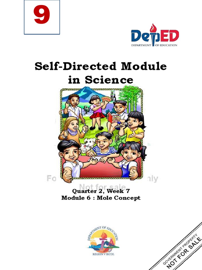 Self-Directed Module in Science: Quarter 2, Week 7 Module 6: Mole Concept | PDF | Mole (Unit ...