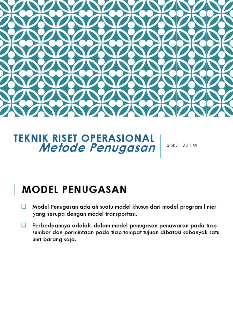 Model Penugasan | PDF