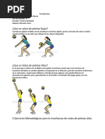 El Voleo y Tipos de Voleo en El Volibol | PDF | Vóleibol | Entretenimiento