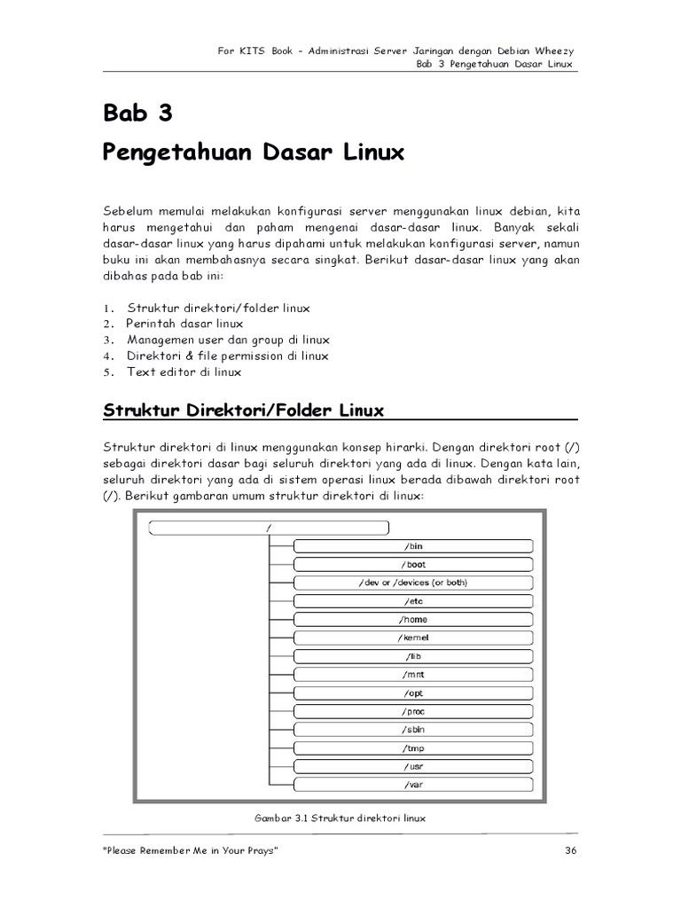 Perintah Dasar Debian | PDF