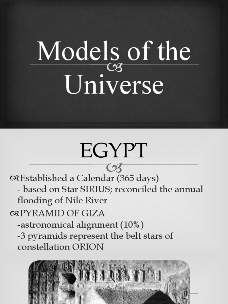 Models of The Universe | PDF | Astronomy | Ancient Astronomy