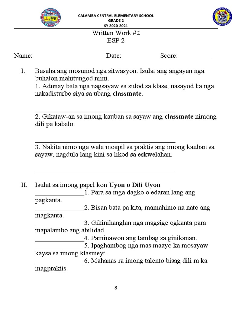 Grade2 ww2 | PDF