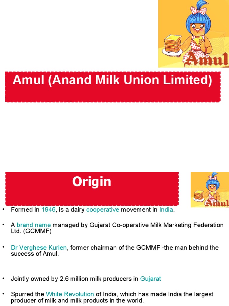 Amul (Anand Milk Union Limited) | PDF