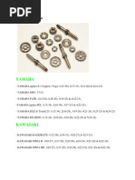 30 Ukuran Stang Seher Semua Motor Dan Cara Meng | PDF