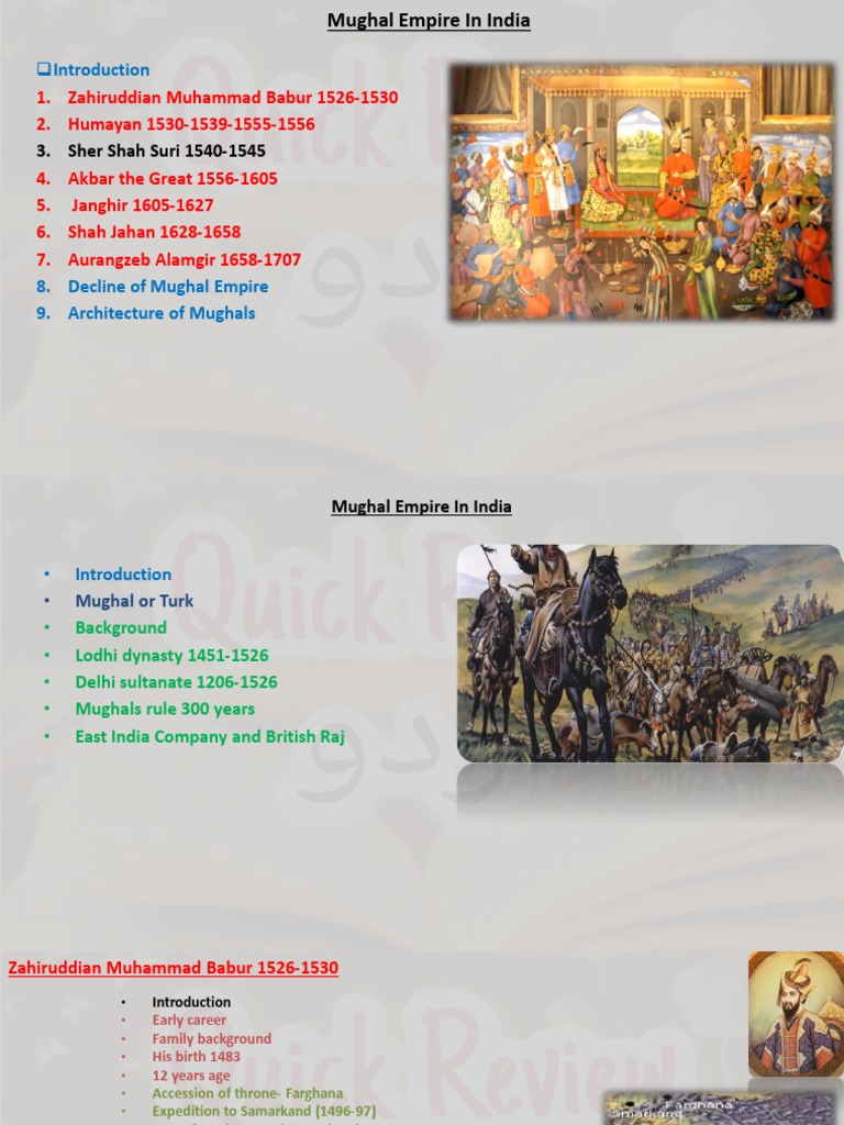 Mughal Empire in India 1526-1707 | PDF | Mughal Empire | Muslim Empires