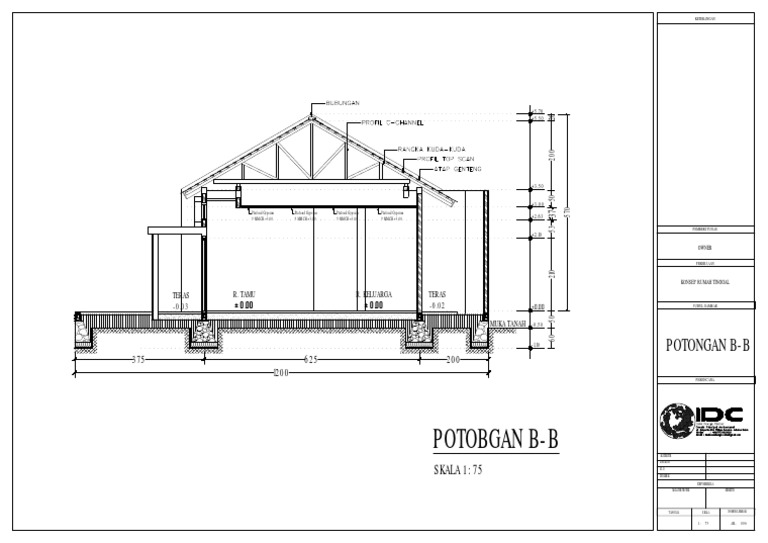 06.potongan B-B | PDF