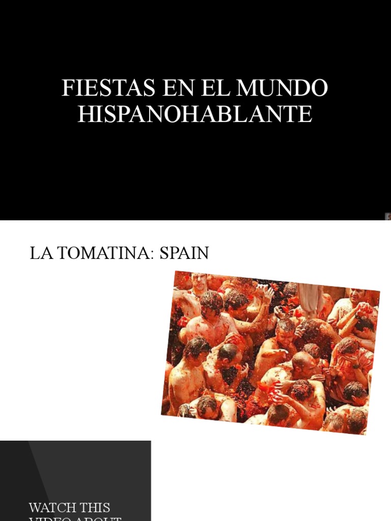 Fiestas Del Mundo Hispanohablante | PDF | Cooking, Food & Wine