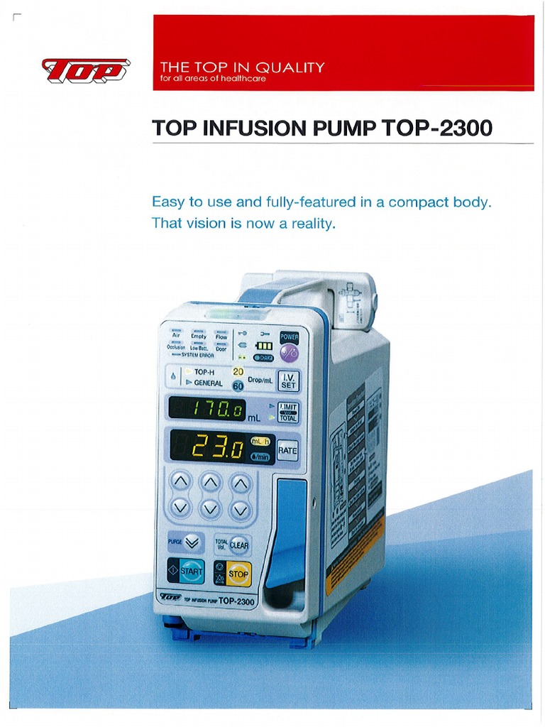 TOP Infusion Pump TOP-2300 | PDF