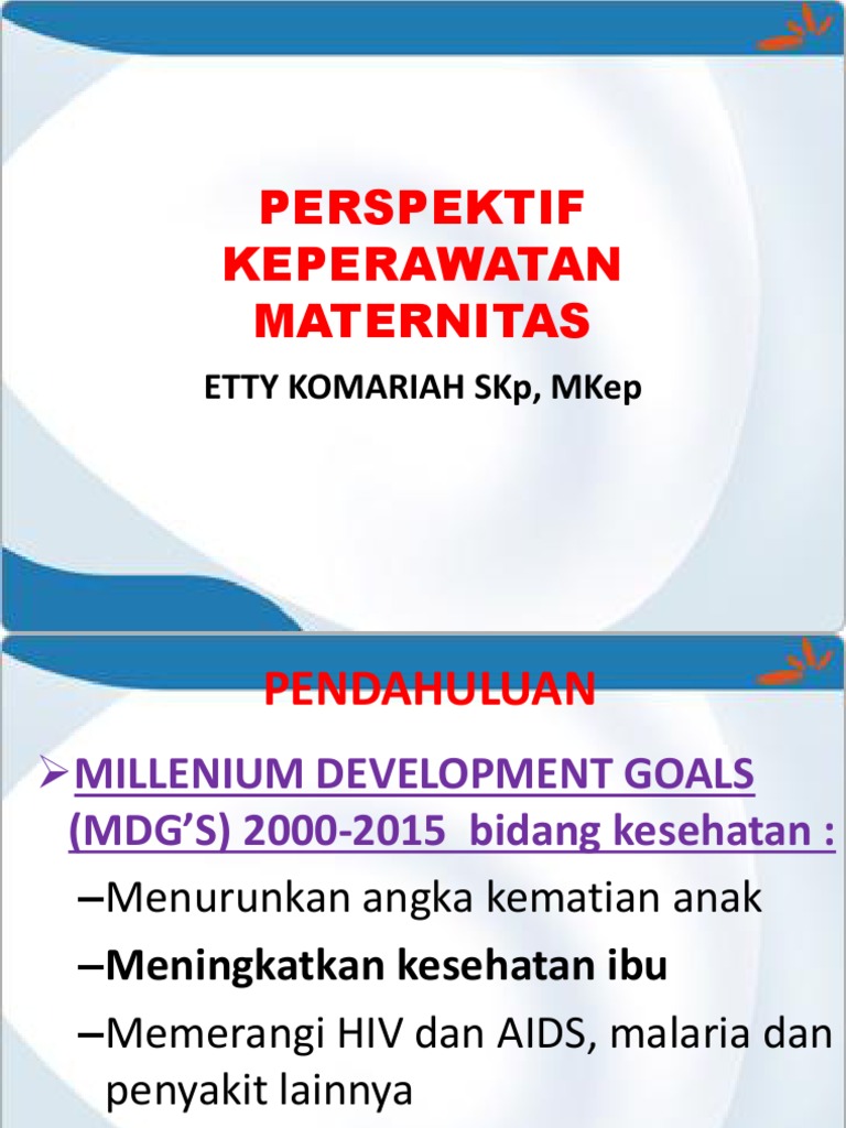 Perspektif Keperawatan Maternitas | PDF
