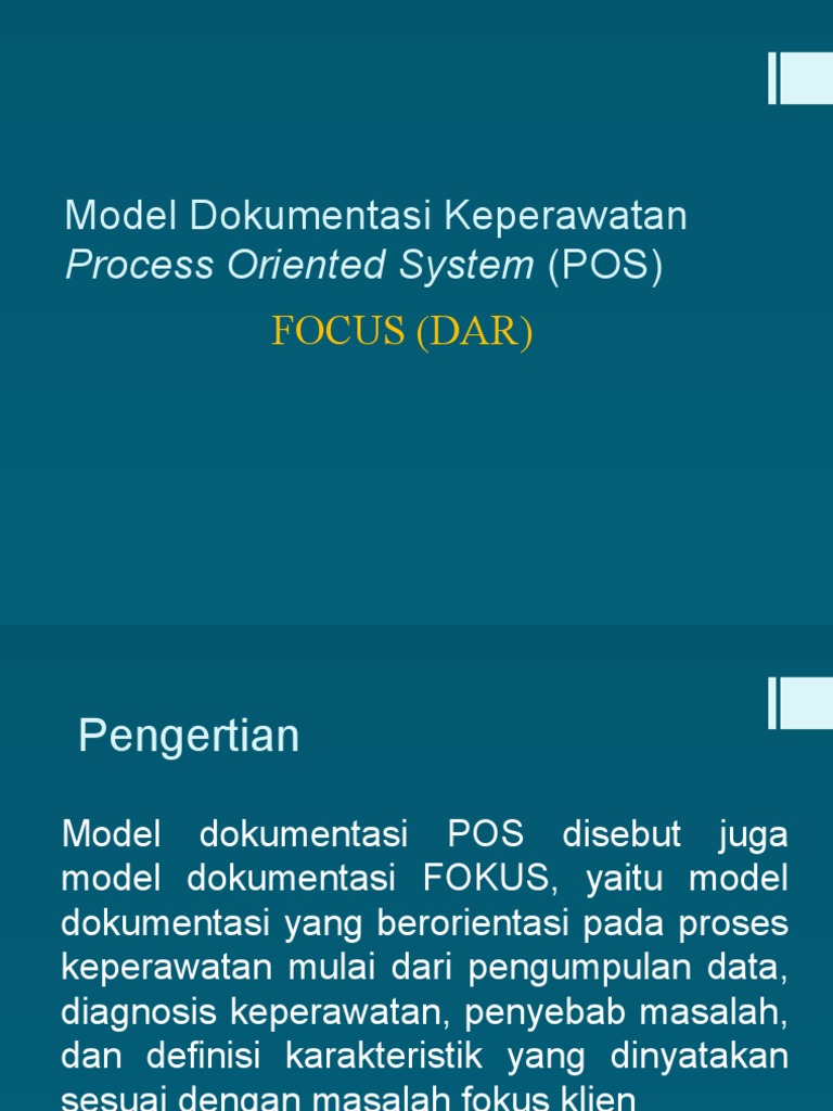 Model Dokumentasi Keperawatan-Process Oriented System | PDF