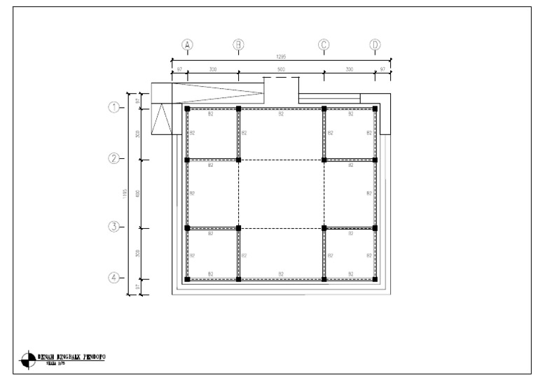 Denah Balok Pendopo | PDF