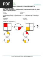 Logiqids Worksheets Sample Questions | PDF | Computers