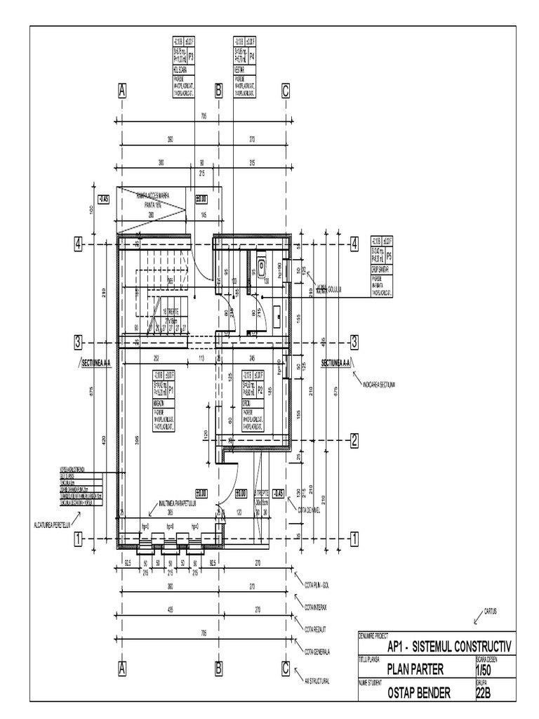 Plan Cotat Model 01 | PDF