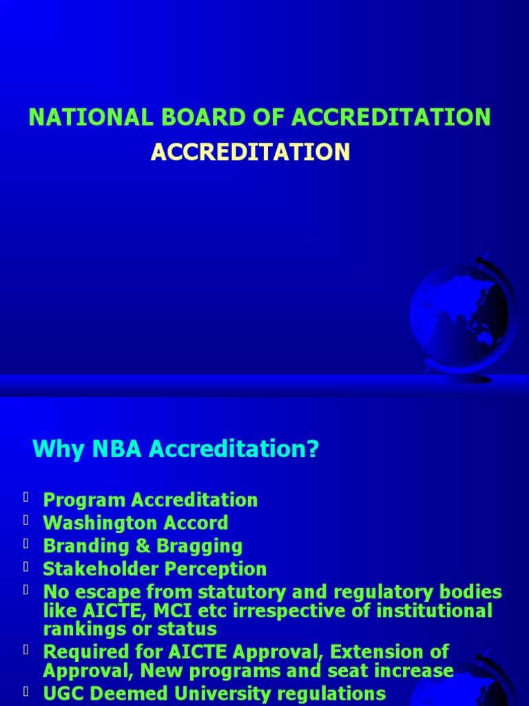 National Board of Accreditation | PDF | Curriculum