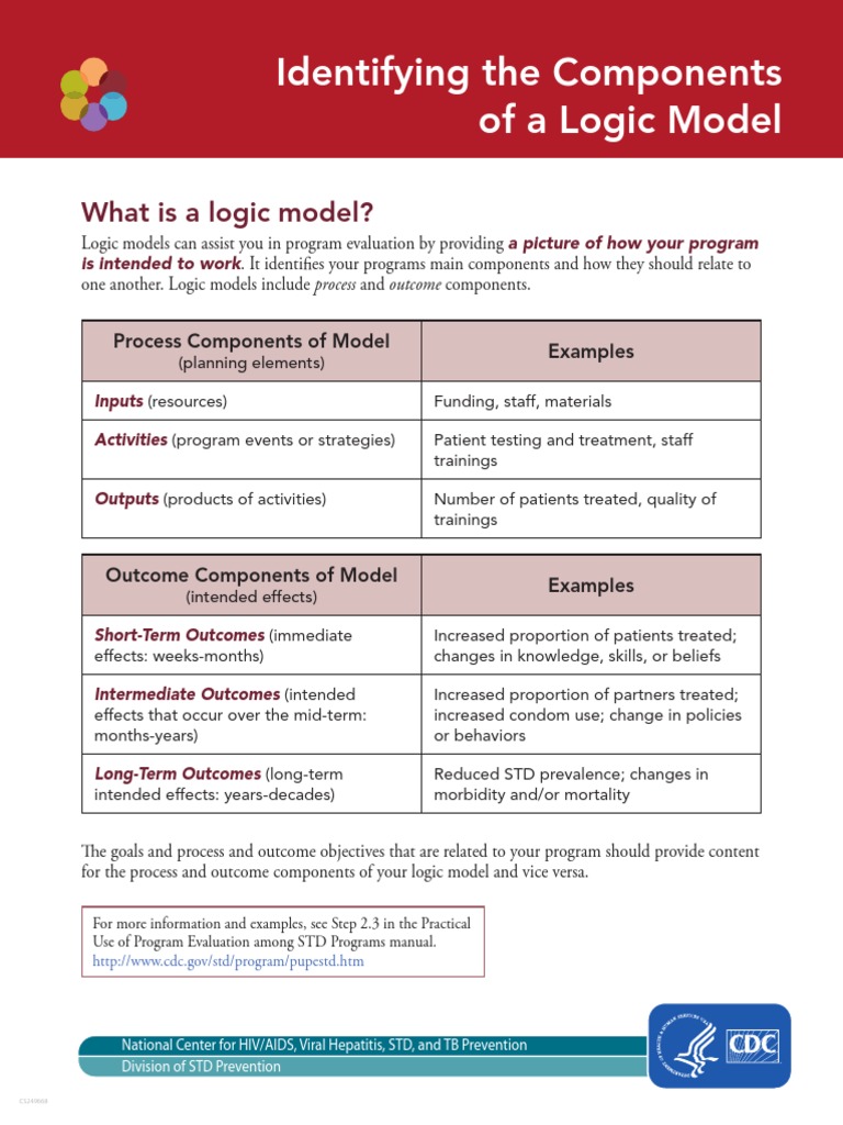 Components of a Logic Model Explained | PDF | Program Evaluation ...