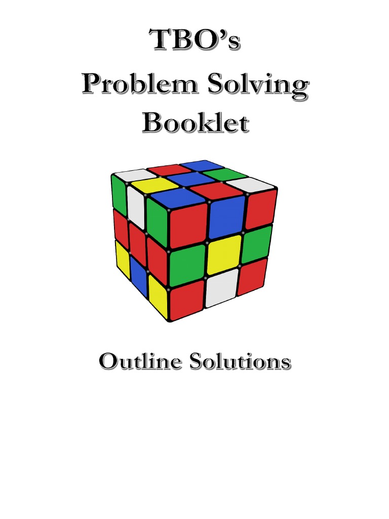 TBO Problem Solving Booklet Solutions | PDF | Trigonometric Functions ...