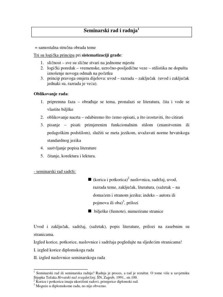 Seminarski Rad | PDF