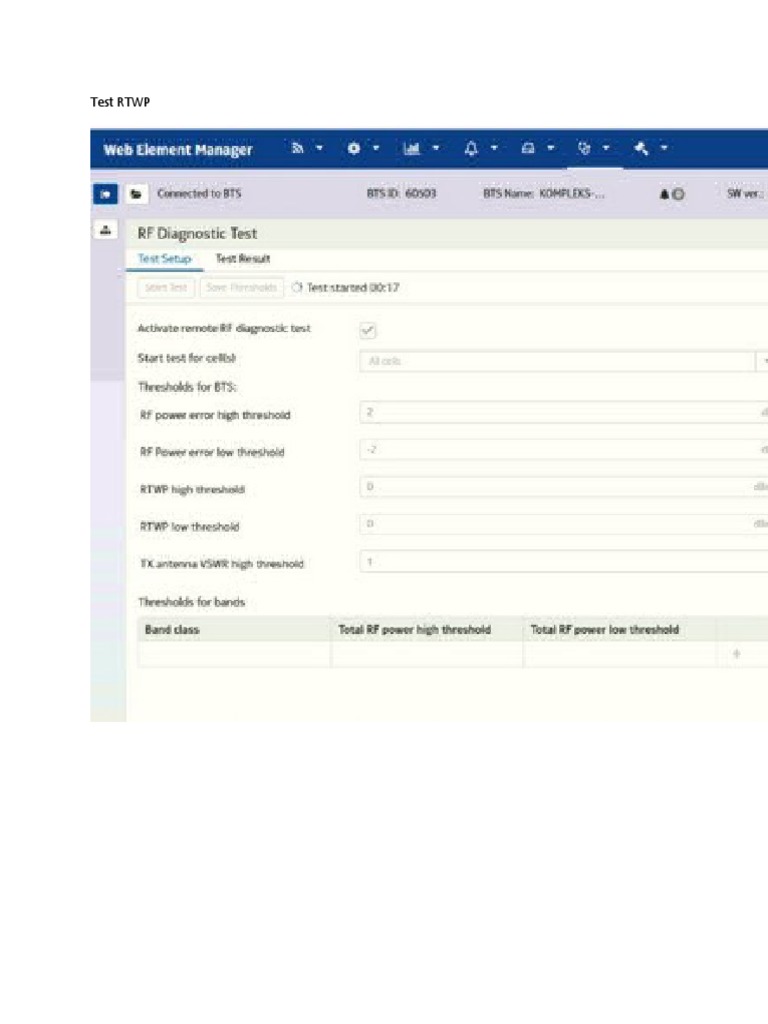 Nokia - Test RTWP | PDF