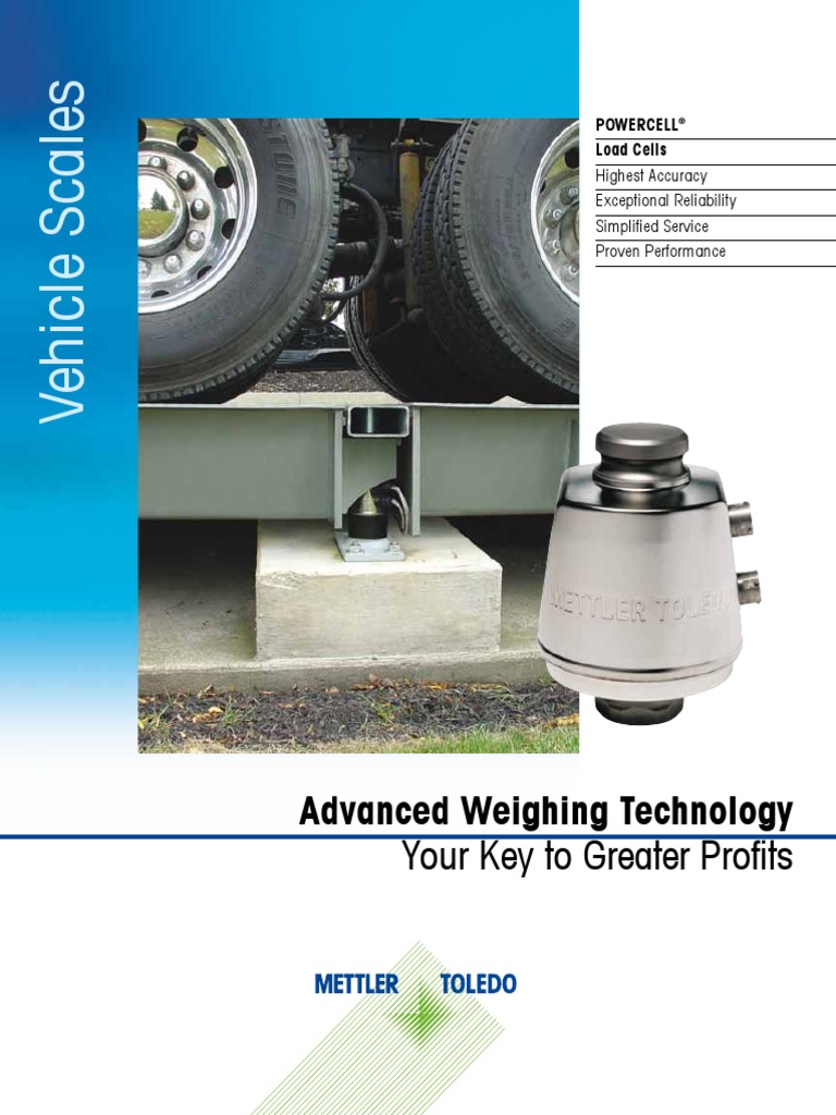 Mettler Toledo POWERCELL Load Cell Brochure J.A. King | PDF | Weighing ...