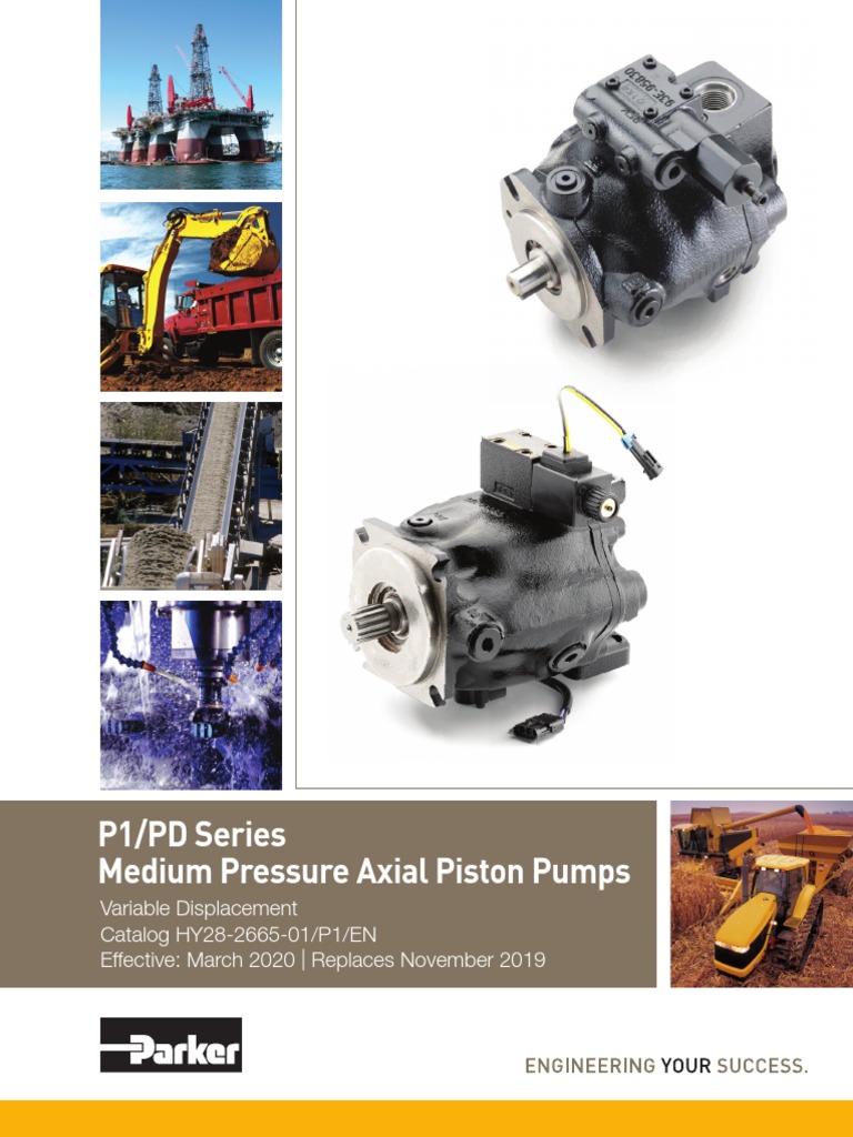 P1PD Medium Pressure Axial Piston Pumps-HY28-2665-01 - P1 - EN | PDF ...