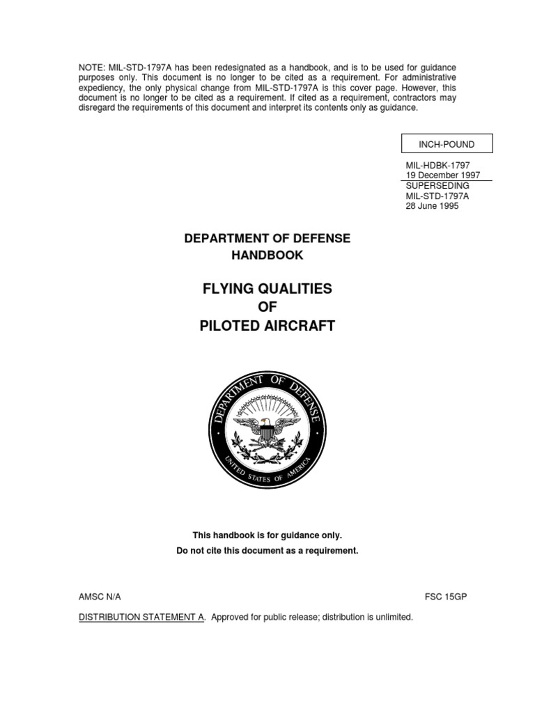 MIL_STD_1797 | Flight Dynamics (Fixed Wing Aircraft) | Aerospace ...