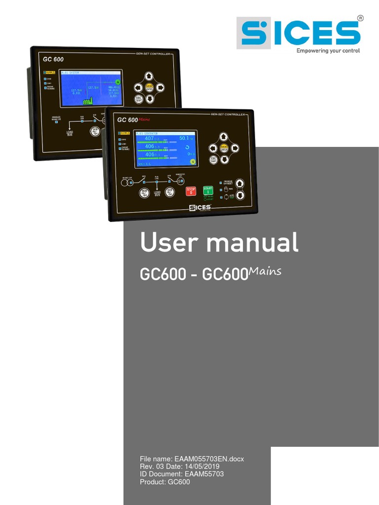07 - Manual GC 6000 | PDF | Menu (Computing) | Programmable Logic Controller