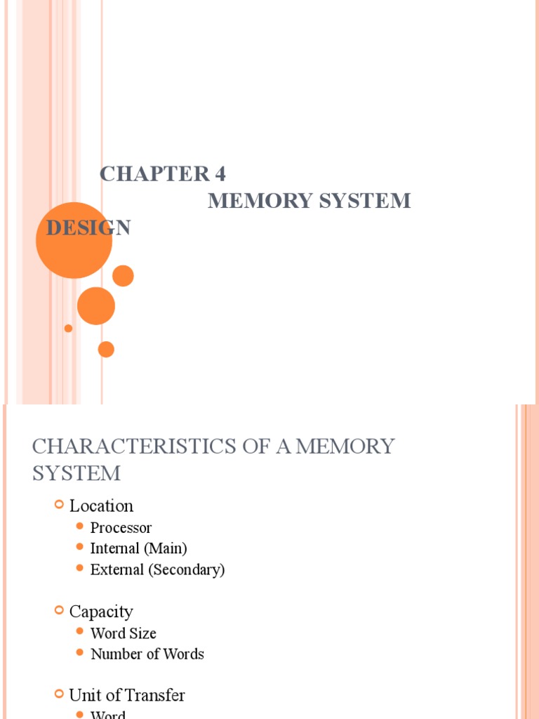 Memory | PDF | Dynamic Random Access Memory | Computer Data Storage