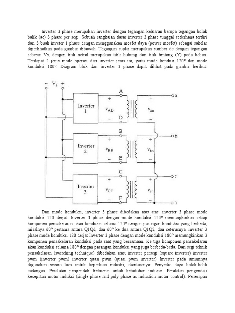 Teori Penunjang - Inverter | PDF