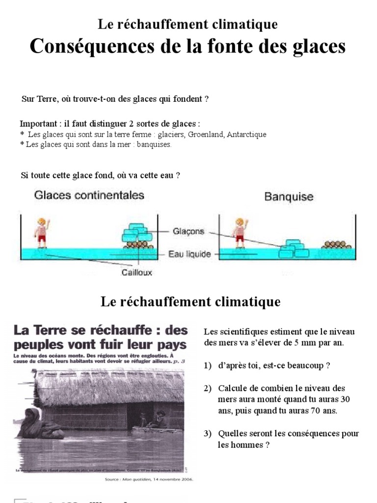 Le Rechauffement Climatique S | PDF | Changement climatique | La nature