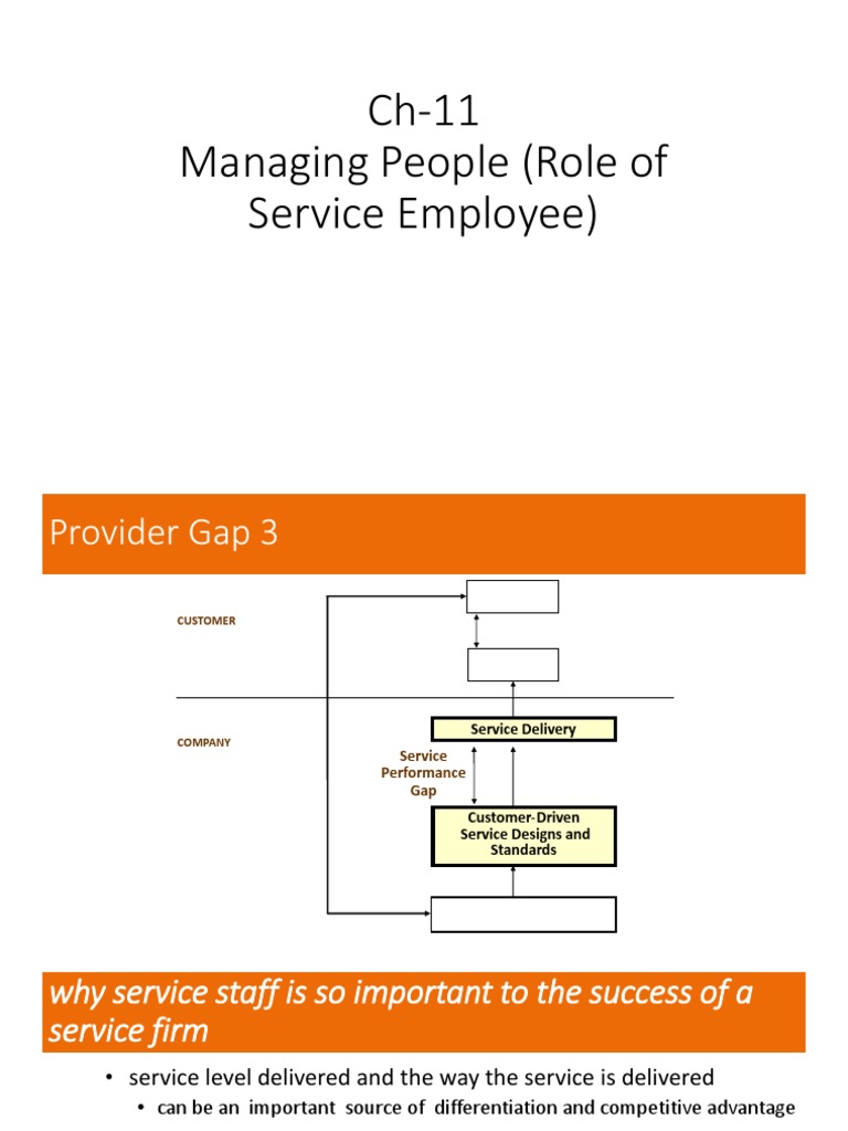 Importance of Service Employees in Delivery | PDF | Goal | Marketing