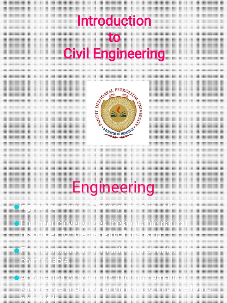 Overview of Civil Engineering Branches | PDF