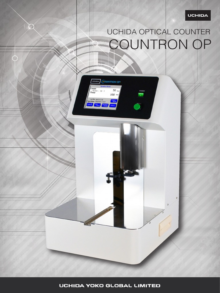 Count Products Quickly with UCHIDA Countron OP | PDF | Touchscreen | Sensor