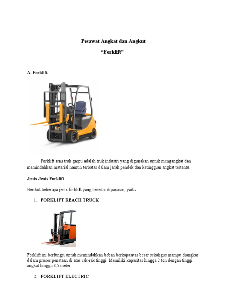 Pesawat Angkat Dan Angkut | PDF