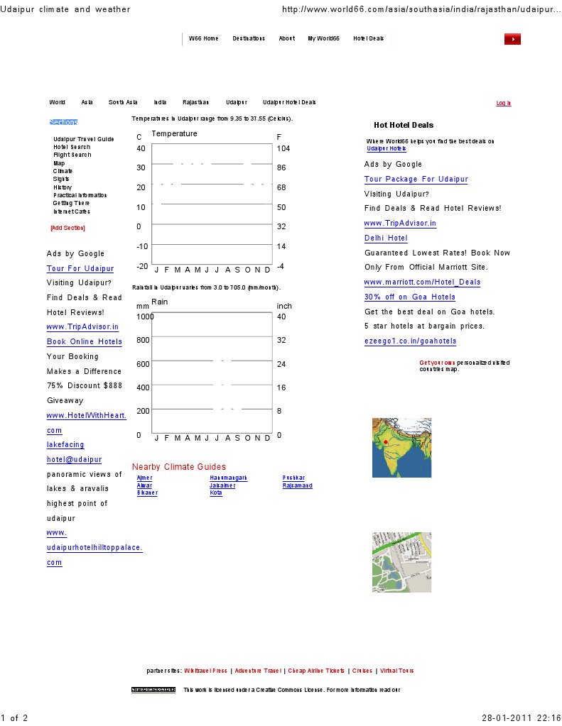 Udaipur Climate and Weather Overview | PDF | Weather | Internet
