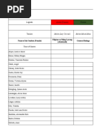 Attendance Sheet Aral Program Learners | PDF