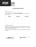 Modelo de Carta de Recibido | PDF