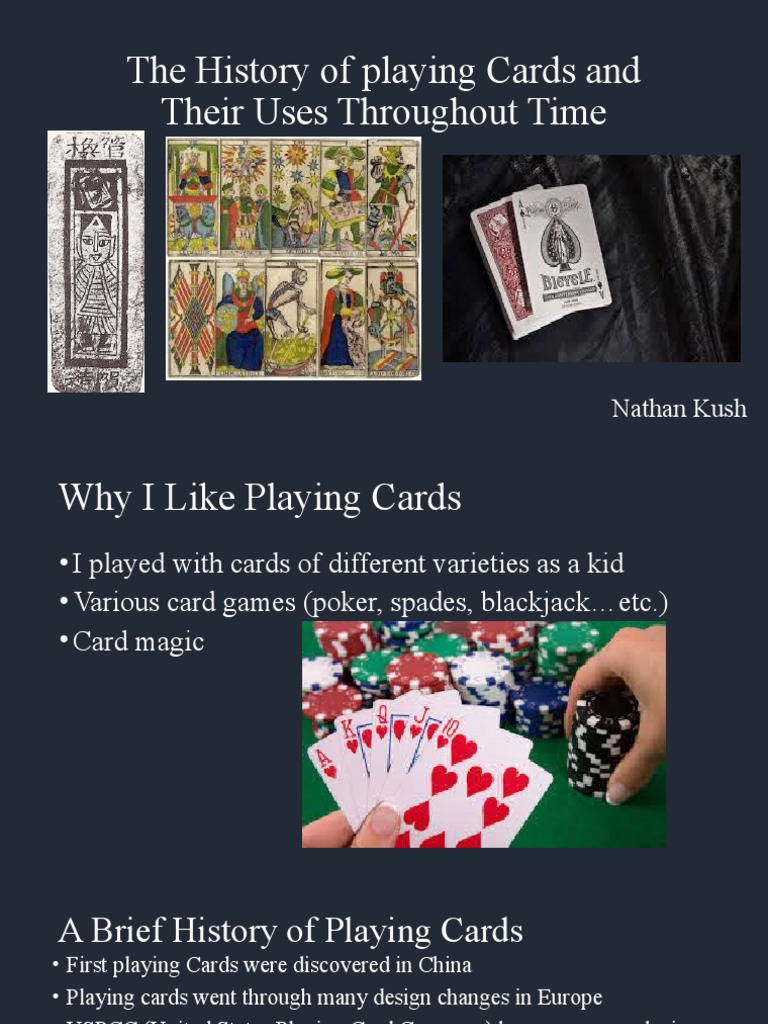 The History of Playing Cards Presentation | PDF | Playing Cards | Ephemera