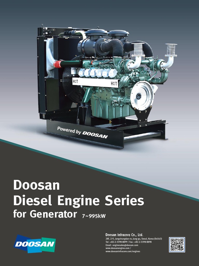 2020 Doosan Generator Diesel Compressed | PDF | Diesel Engine | Propulsion