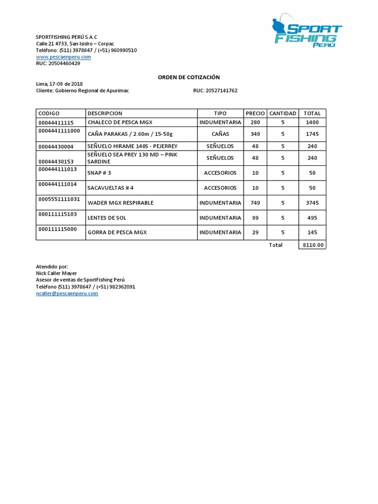 Implementos de Pesca | PDF