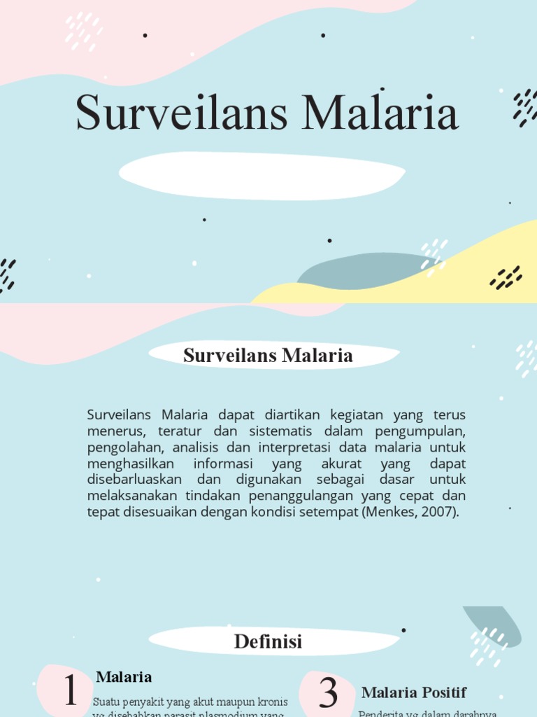 Surveilans Malaria | PDF | Sains & Matematika
