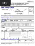 APPLICATION FORM NEW For CCA TM1 | PDF