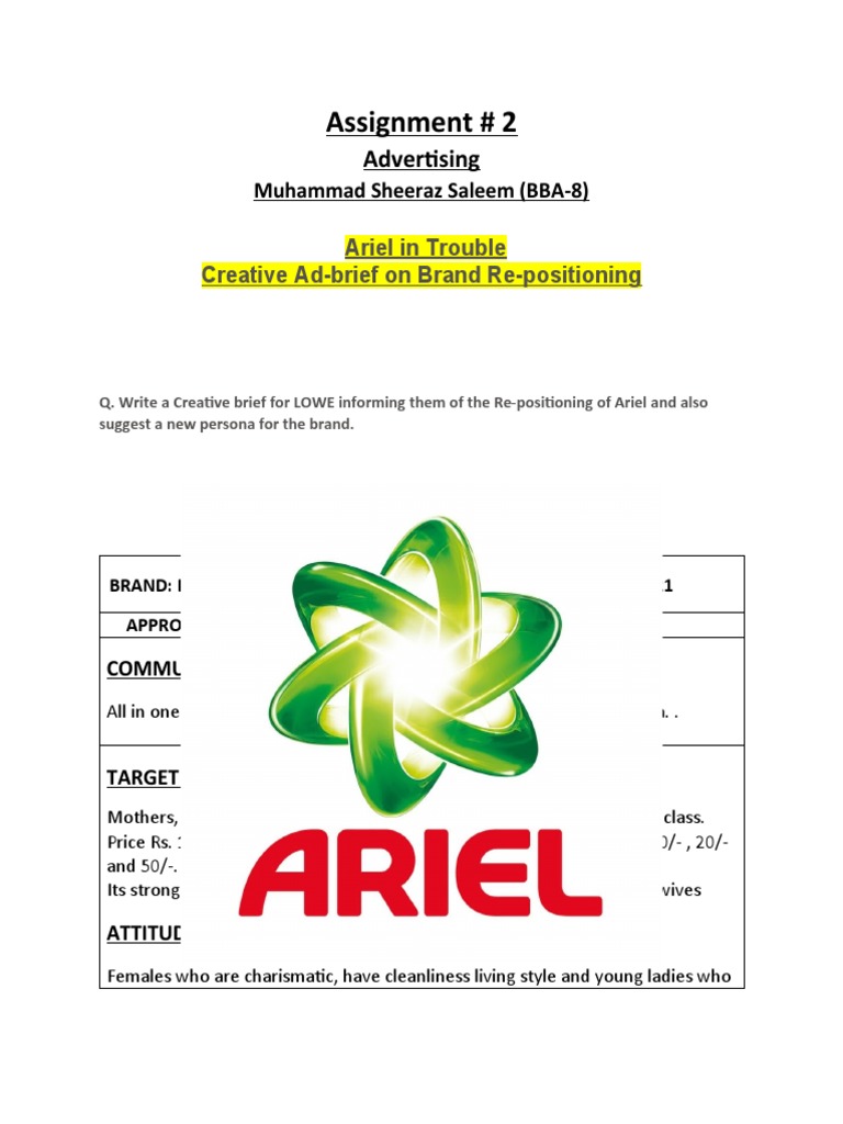 Assignment # 2: Advertising | PDF