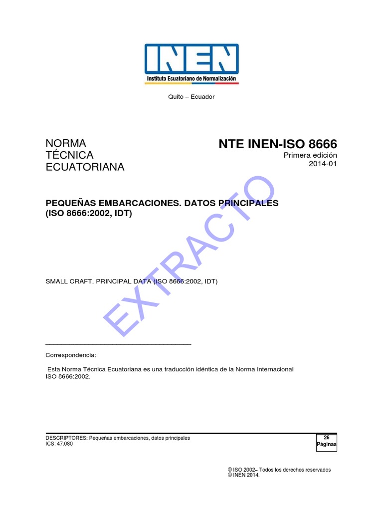 Iso 8666 | PDF | Hogar, jardinería y bricolaje | Tecnología