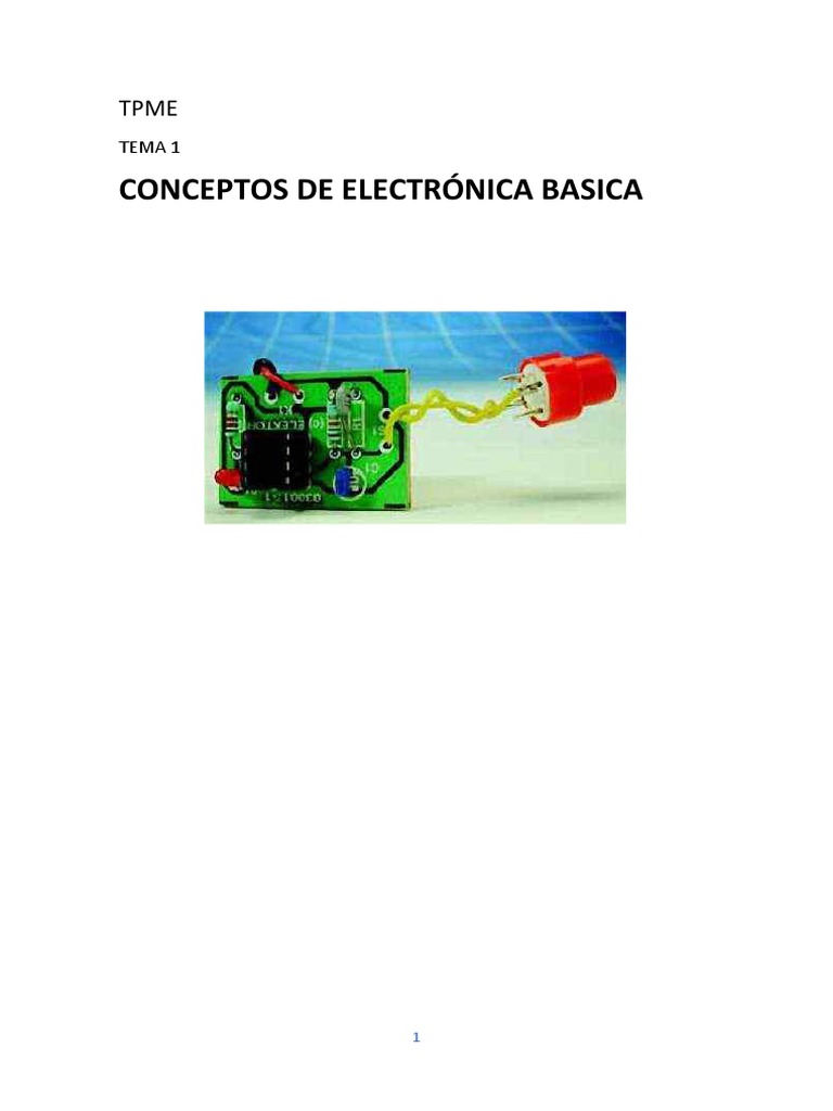 Conceptos de Electronica Basicos | PDF | Diodo | Rectificador