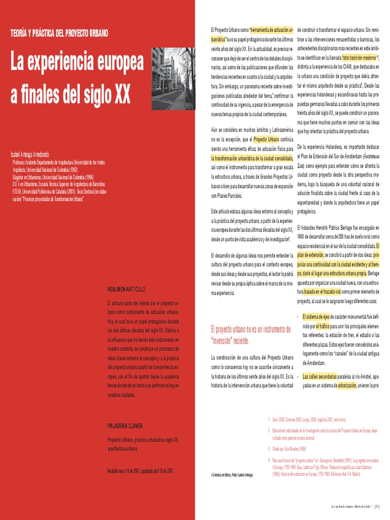 La Experiencia Europea A Finales Siglo XX - Isabel Arteaga Arredondo ...