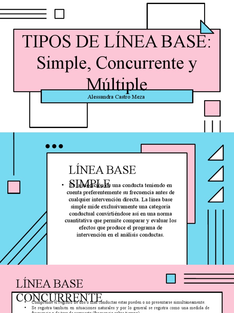 Tipos de Linea Base | PDF | Ciencia y matemáticas
