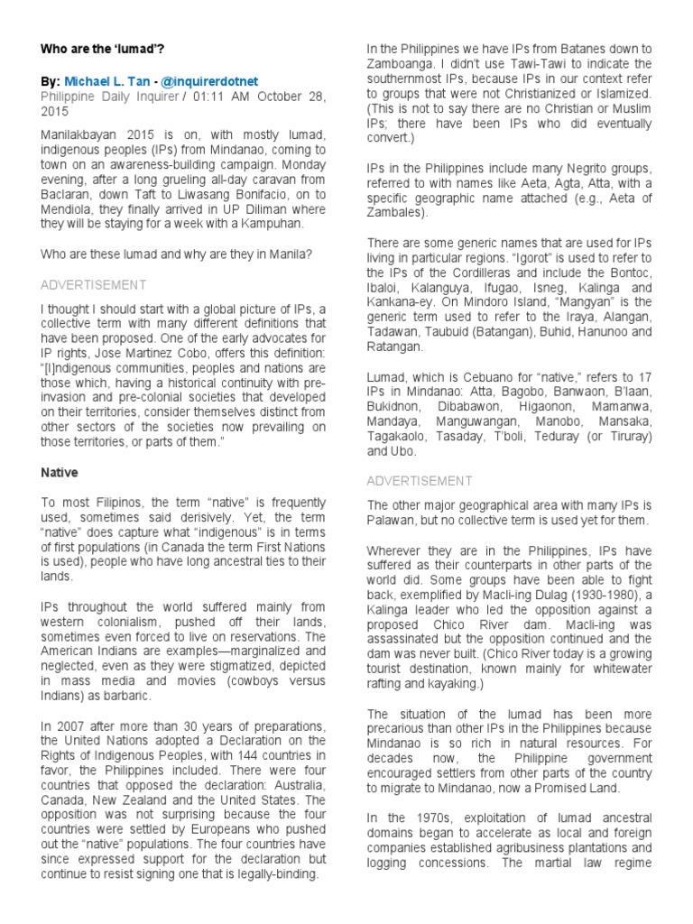 Michael L. Tan @inquirerdotnet: Philippine Daily Inquirer | Download ...